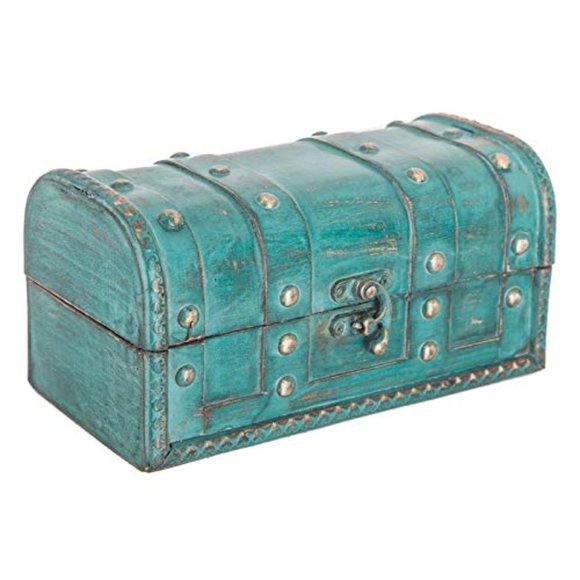 Onlinepartycenter | Storage & Organization | Blue Double Banded Trunk ...
